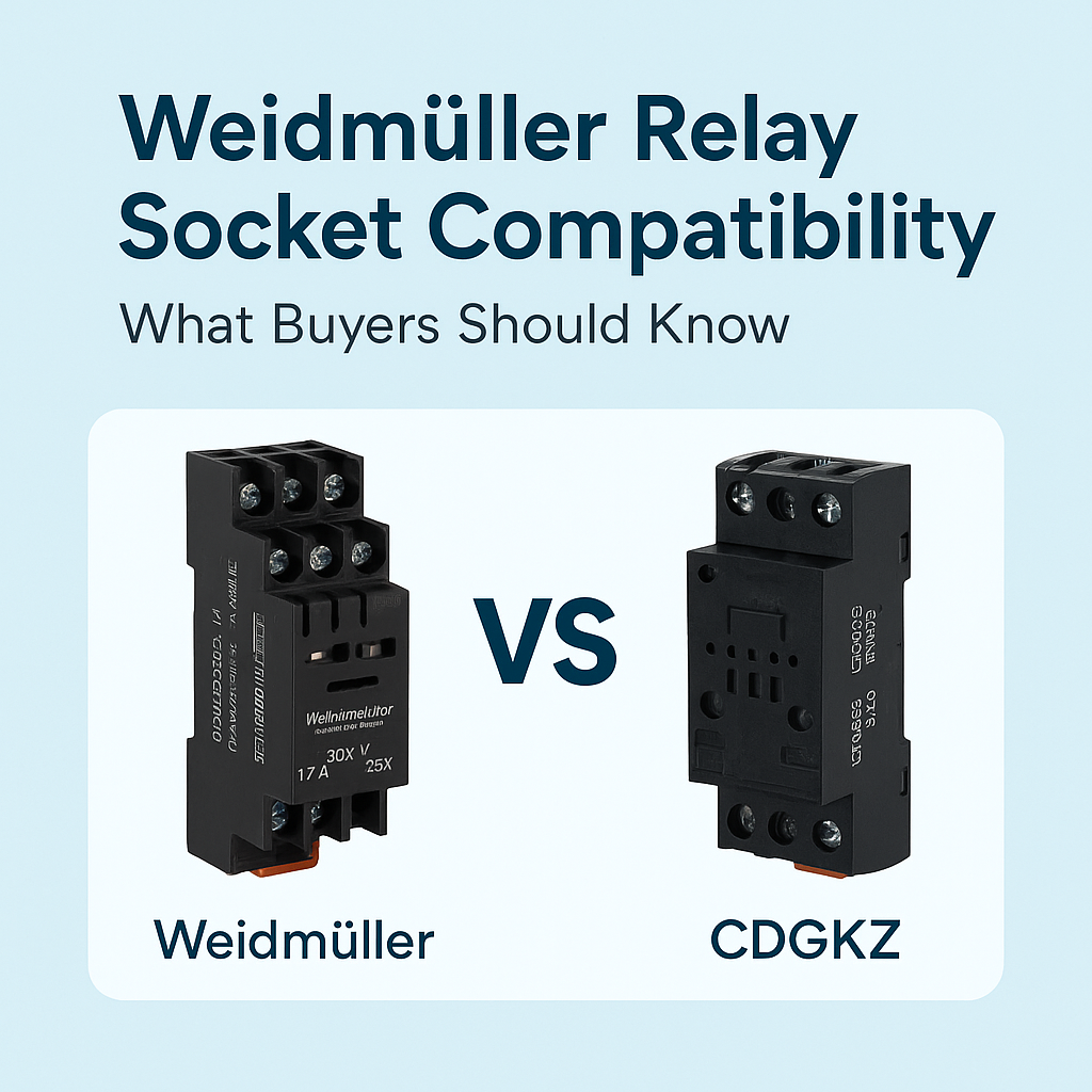 Weidmüller Relay Socket Compatibility: What Buyers Should Know - CDGKZ