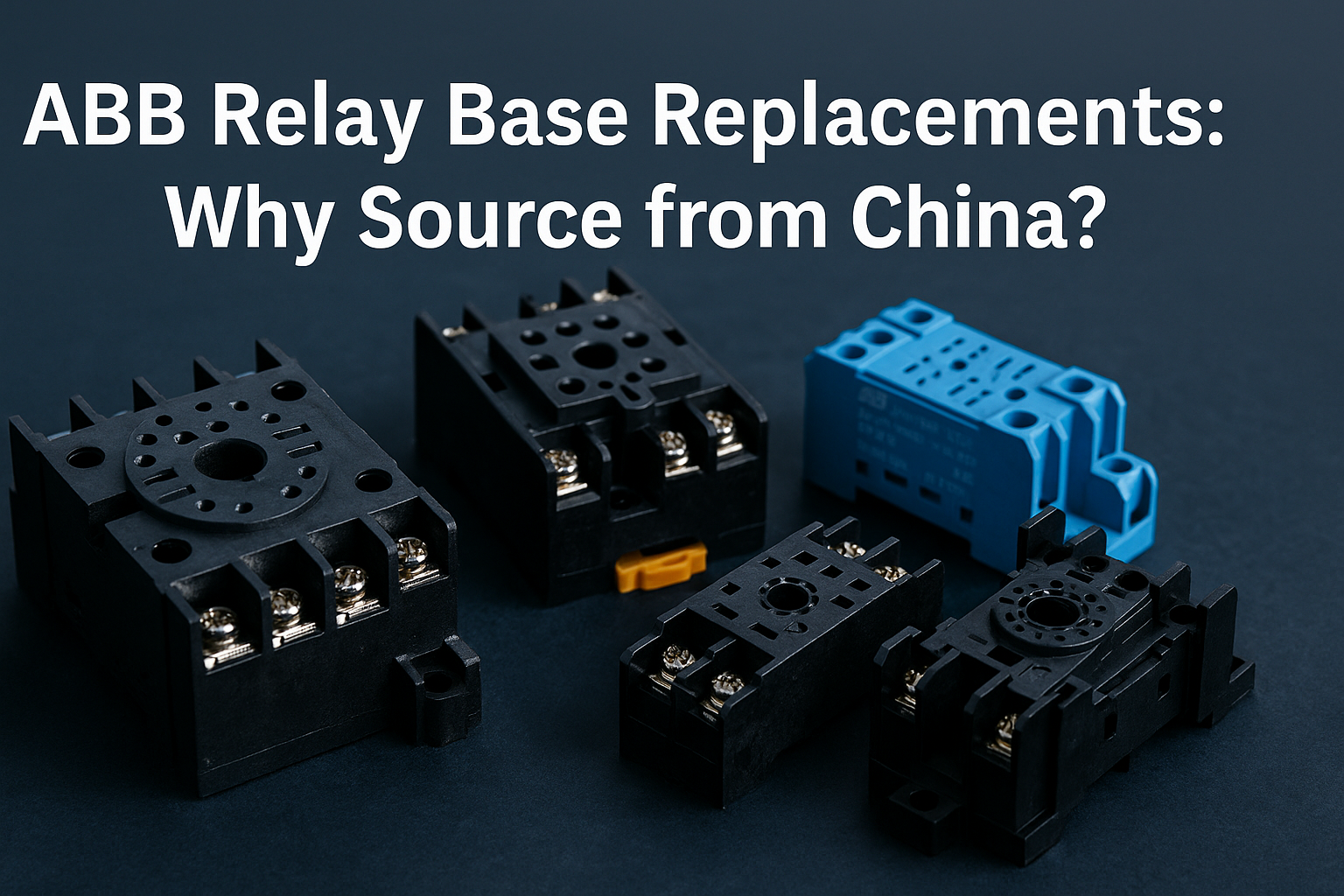 ABB Relay Base Replacements: Why Source from China? - CDGKZ
